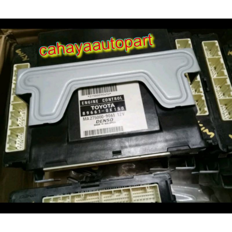 Jual ECU Komputer toyota innova bensin manual 89661-0K150 Orisinil ...