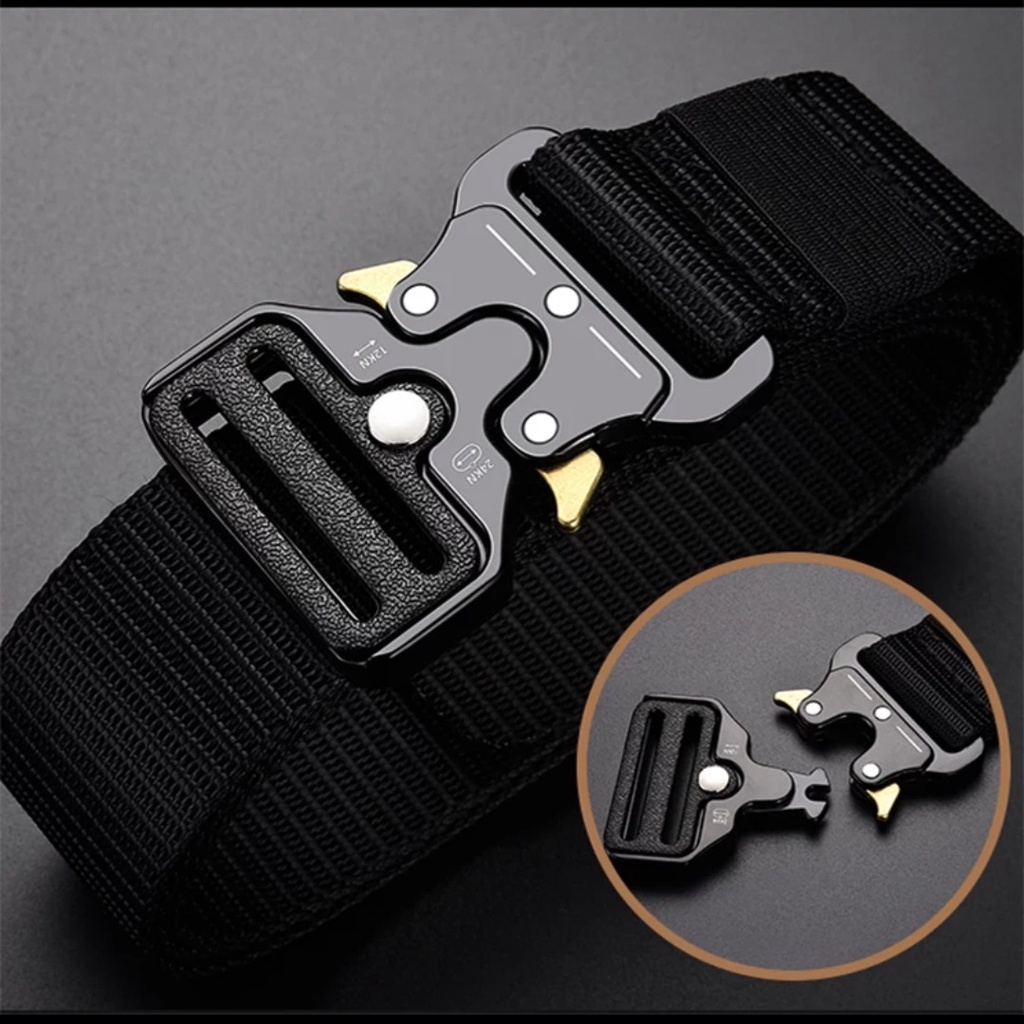 Jual Ikat Pinggang Pria Tactical Nylon Kanvas Sabuk Military Kode S034 | Shopee Indonesia