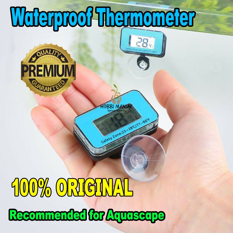 Jual Thermometer Digital Waterproof Termometer Aquascape Aquarium Anti ...