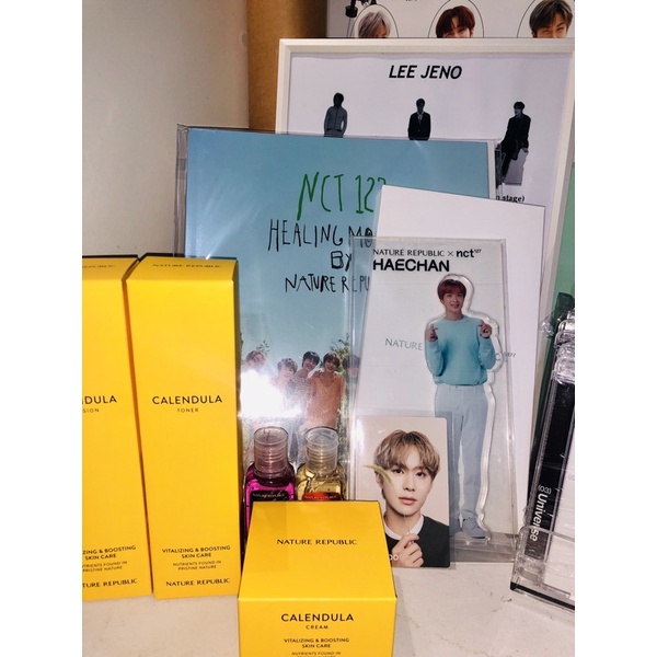 Jual nature republic x nct 127 haechan standee jungwoo pc photobook ...
