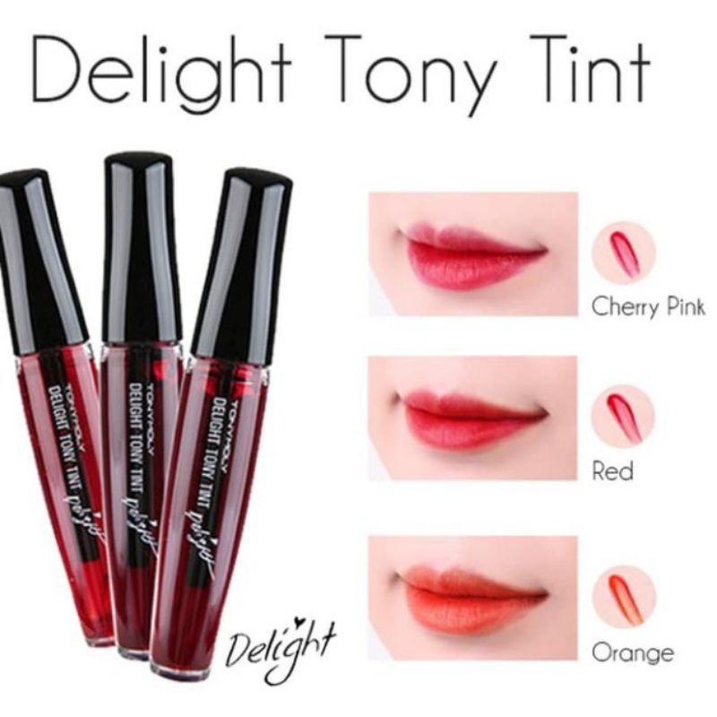 Jual TONY MOLY DELIGHT LIP TINT ORIGINAL KOREA | Shopee Indonesia