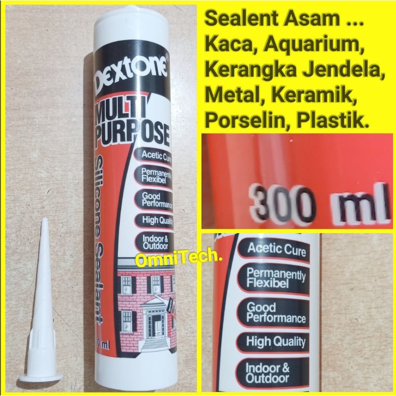 Jual Lem Sealent Tabung Dextone Asam Multi Indoor Outdoor Kaca Aquarium ...