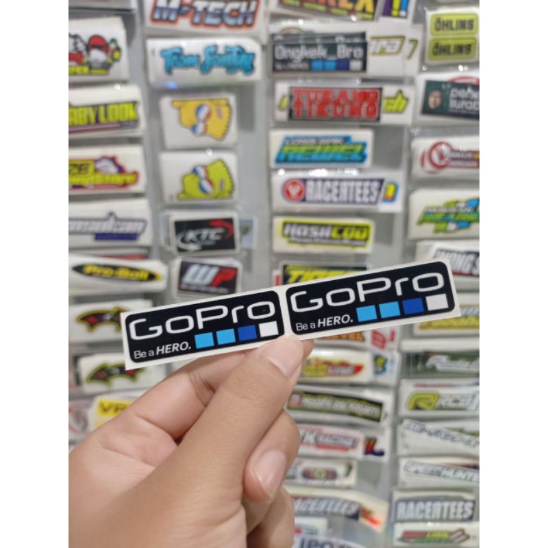 Jual sticker printing GOPRO 5CM ISI 2 | Shopee Indonesia