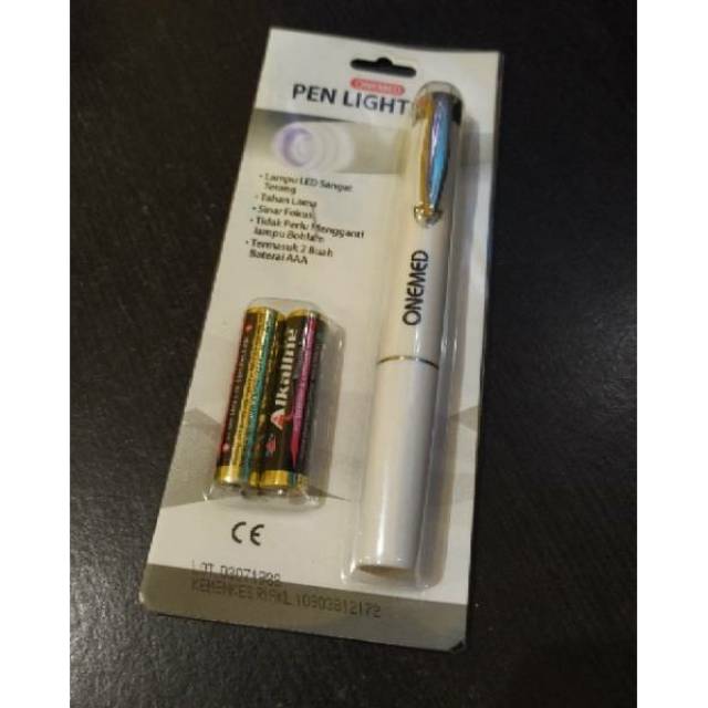 Jual Penlight Senter Model Pena OneMed, Alat Periksa, Pen Light Senter ...