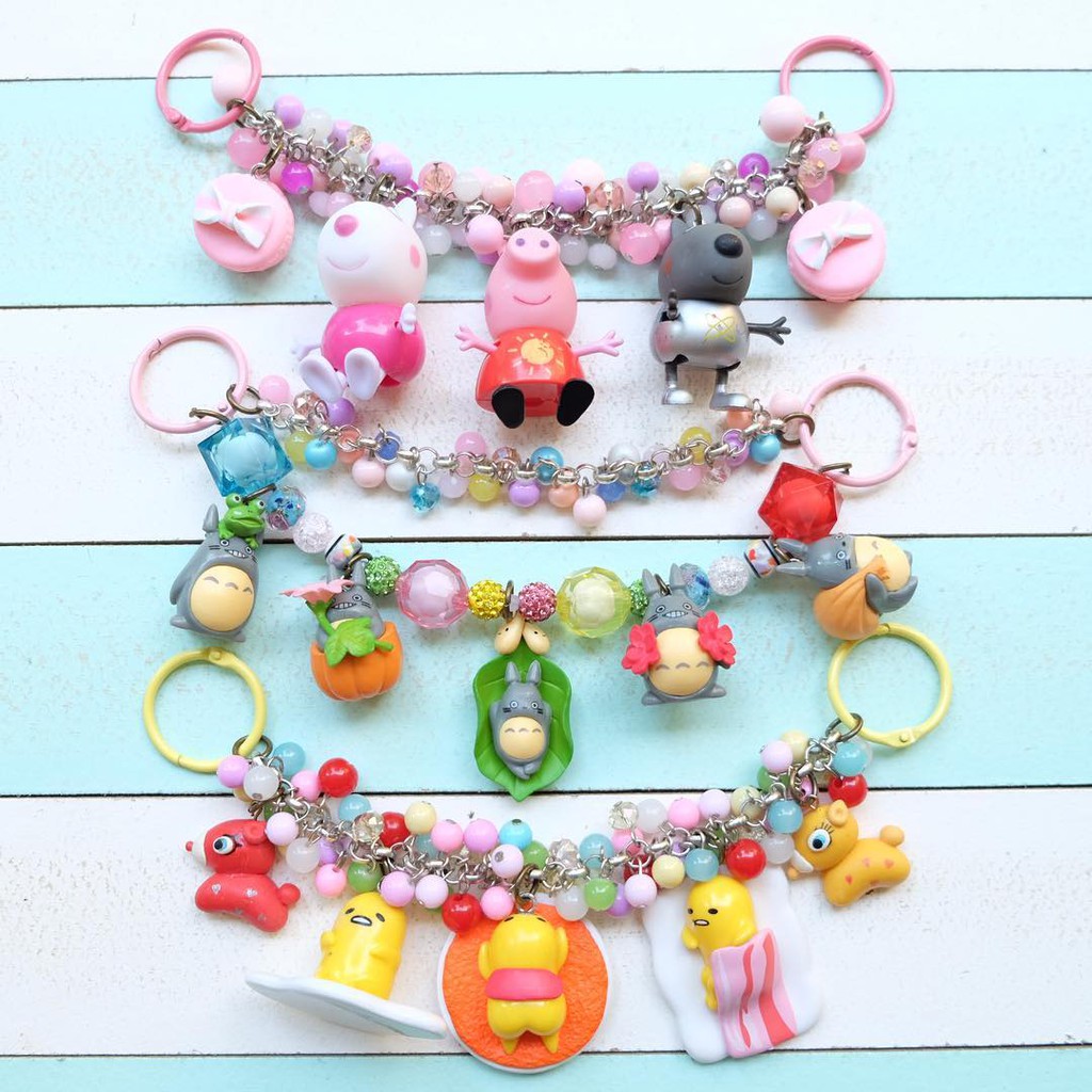 Jual Peppa Pig • Totoro • Gudetama Bagcharm | Shopee Indonesia