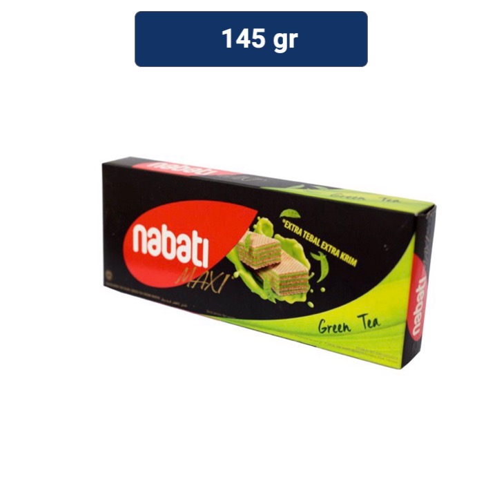 Jual Nabati Maxi Wafer Green Tea 145 gr | Shopee Indonesia