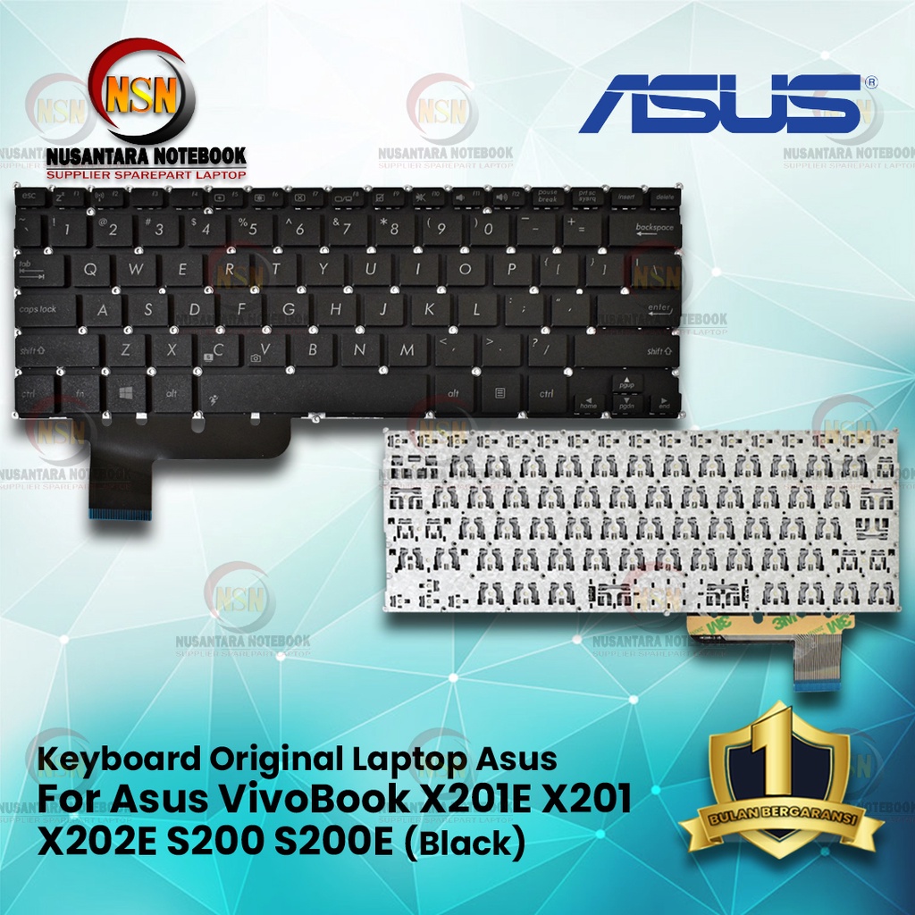 Jual Keyboard Laptop Asus Vivobook S200E X201 S200 X200 Q200 X201E X202 ...
