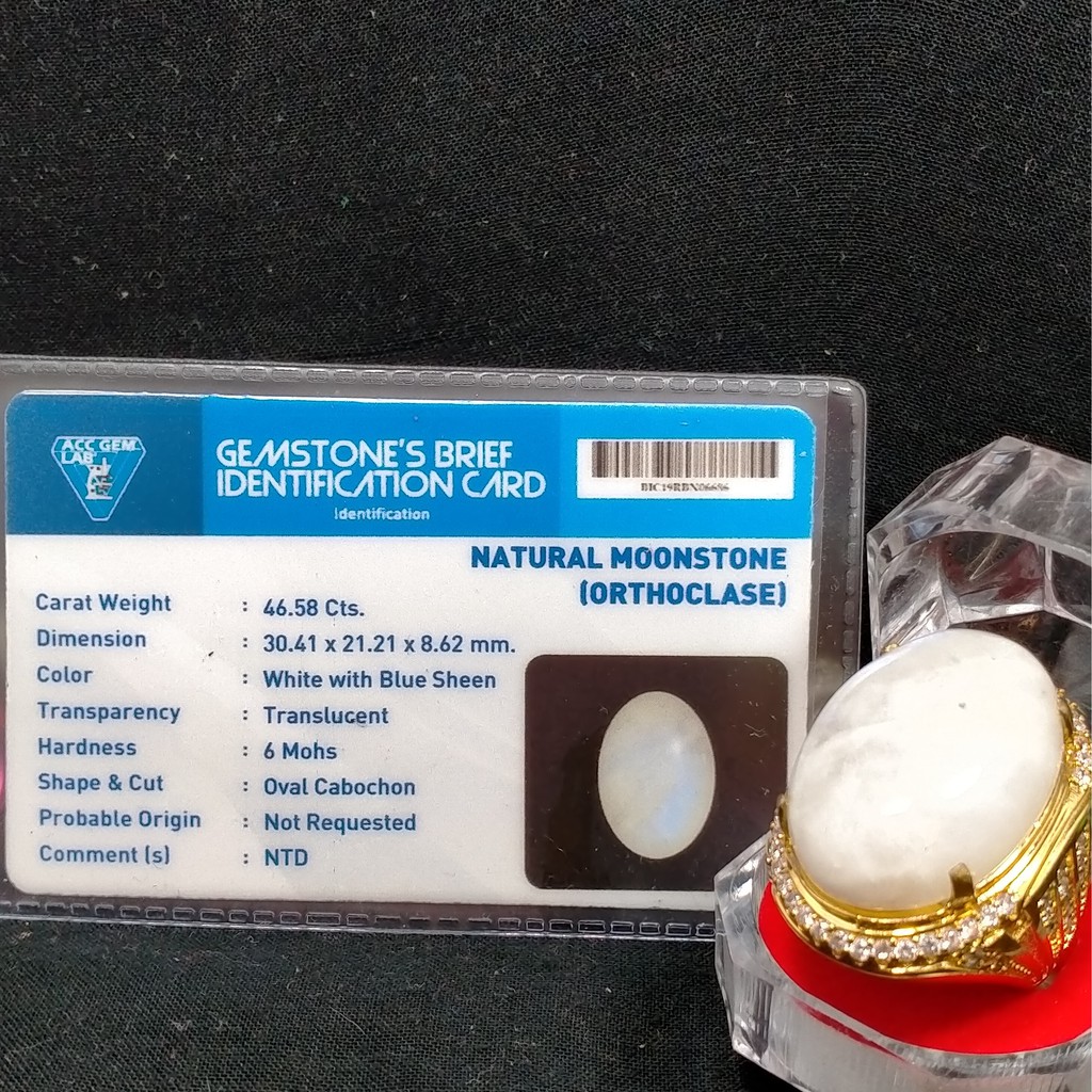 Jual BATU PERMATA MOONSTONE BIDURI BULAN DIMENSI JUMBO LENGKAP DENGAN ...