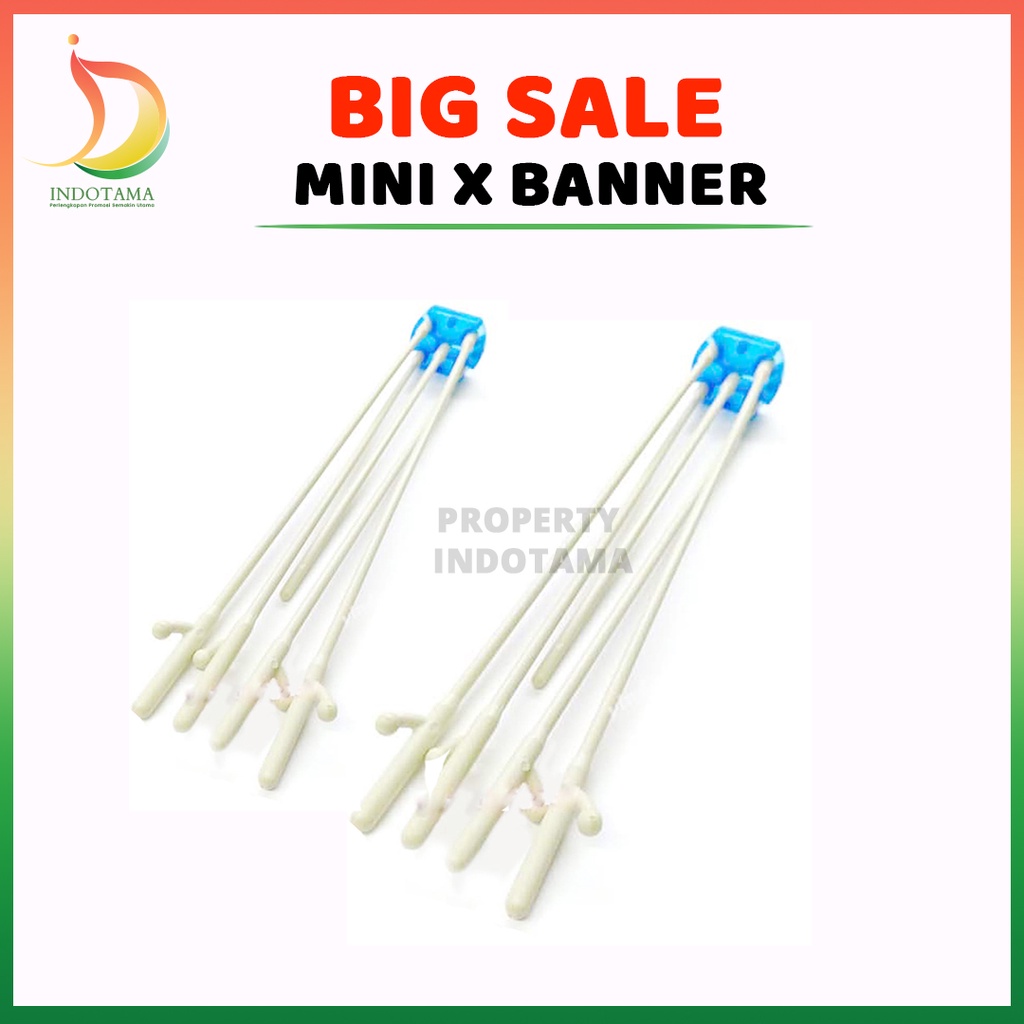 Jual Stand Banner Meja Standing Banner MINI A4 dan A3 Mini X Banner A4 ...