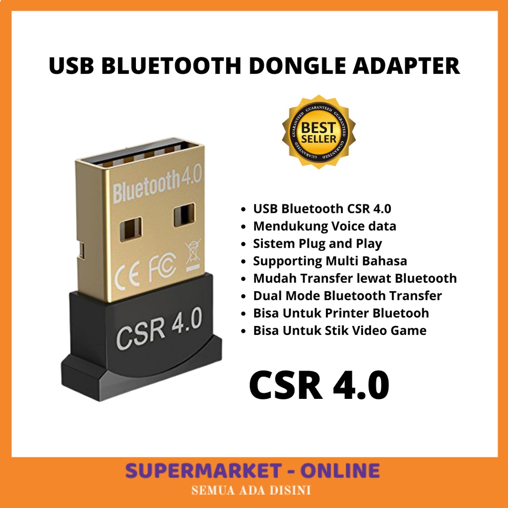 Jual BEST SELLER!! BLUETOOTH ADAPTER DONGLE BUAT LAPTOP KOMPUTER PC ...