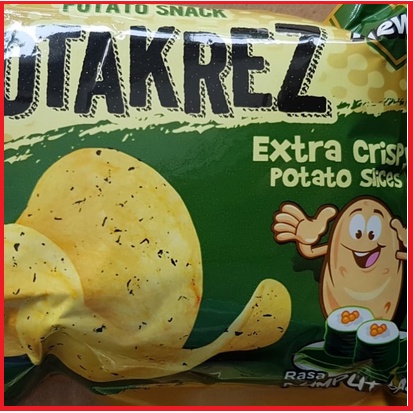 Jual Potakrez Potato Snack Krispi Rasa Rumput Laut | Ayam Geprek dll 1 ...