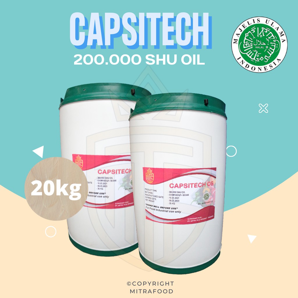 Jual Ekstrak Cabe / Capsitech - 200.000 SHU Oil | Shopee Indonesia