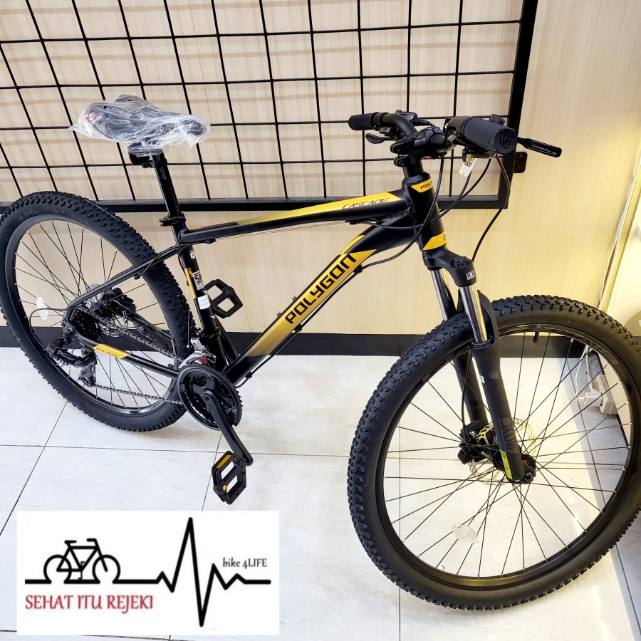 Jual SEPEDA MTB POLYGON CASCADE 4 27.5" 3x8 SPEED SERIES TAHUN 2023 BLACK | Shopee Indonesia