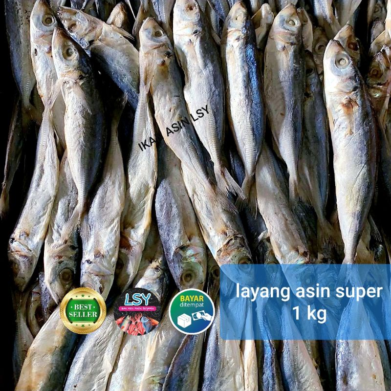 Jual ikan asin layang / layang asin 1000gram / 1 kg | Shopee Indonesia