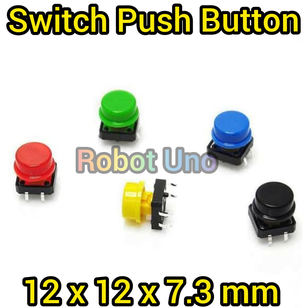 Jual Switch Push Button 12x12x7.3mm | Shopee Indonesia