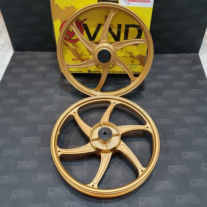Jual Velg Velek Racing VND Six Star Ring 17 Yamaha Mx King Gold | Shopee Indonesia