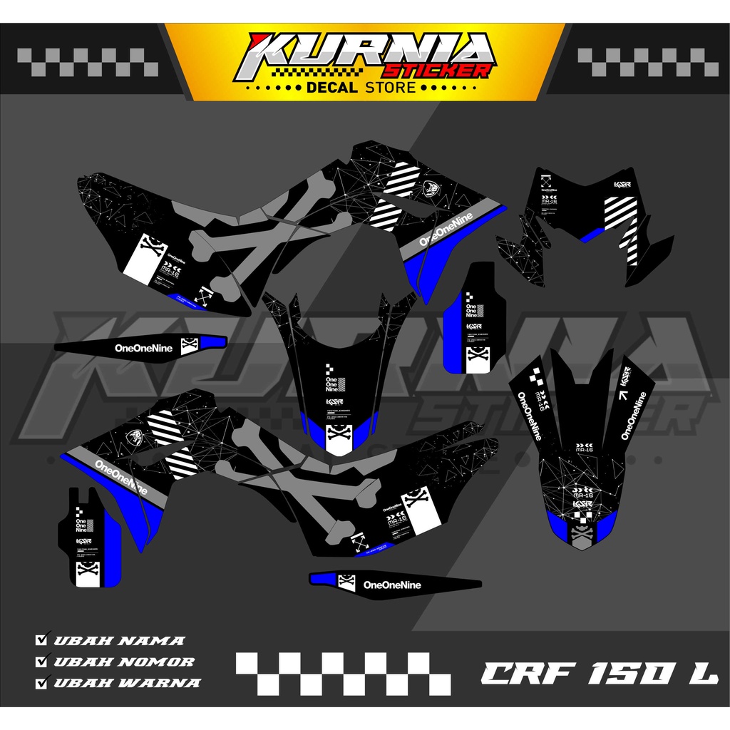 Jual stiker crf 150l full body Terbaru DECAL STICKER CRF 150L tema KSR ...