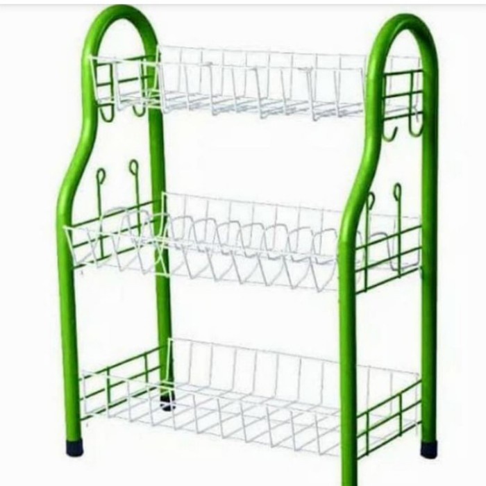 Jual (TERLARIS) rak piring dragon 3 susun,bisa di pake untuk piring dan ...