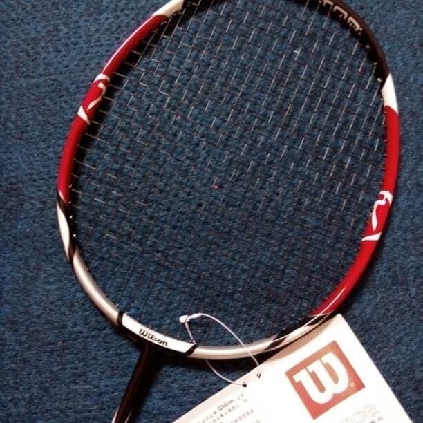 Jual Raket Badminton Wilson K Factor + BG 66 ( Pasang ) | Shopee Indonesia