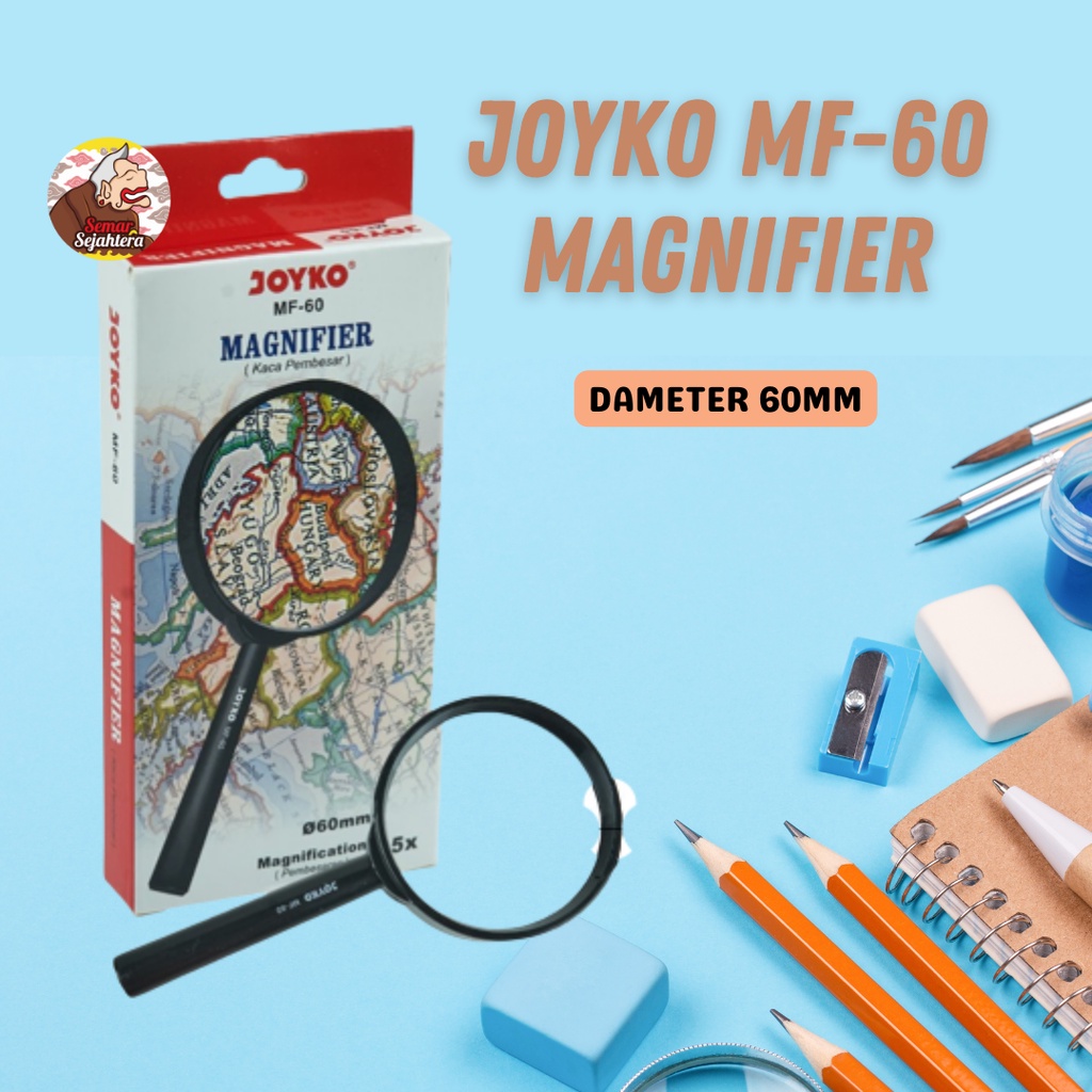 Jual [PCS] KACA PEMBESAR JOYKO MF-60 DIAMETER 60 MAGNIFIER 5X LUP ...