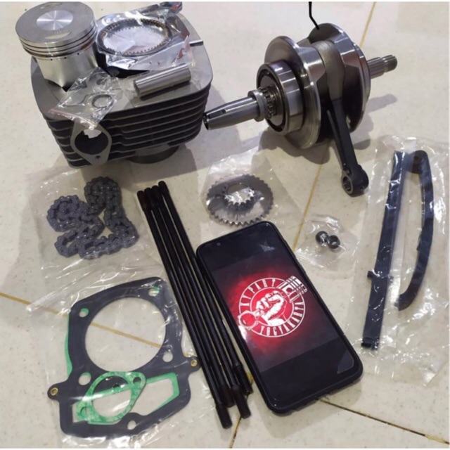 Jual paket bore up 250cc pnp CB GL MP Tiger askruk crf xiema blok wy250 baut sunduk crf | Shopee ...