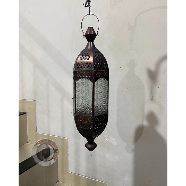 Jual lampu hias kuningan Lampu hias kaca gantung,lampu maroko,lampu ...