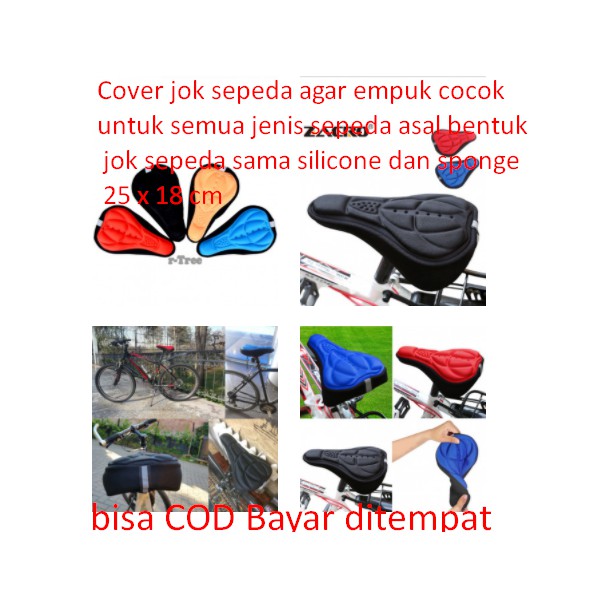 Jual Cover jok sepeda agar empuk cocok untuk semua jenis sepeda asal ...