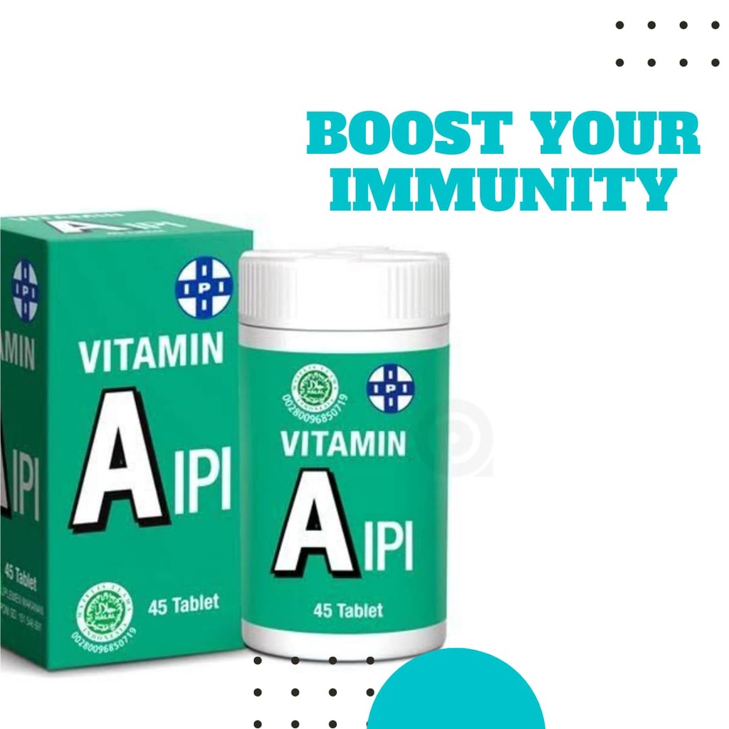 Jual Vitamin A IPI 2000 IU - Isi 45 Tablet | Shopee Indonesia