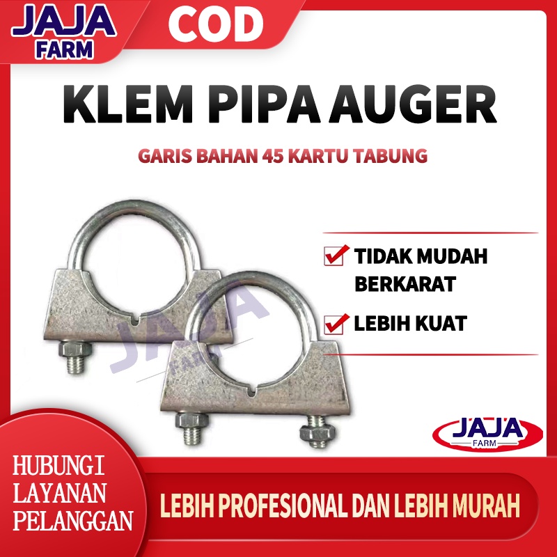 Jual klem pipa auger - Garis bahan 45 kartu tabung / Klem Pipa Besi U ...
