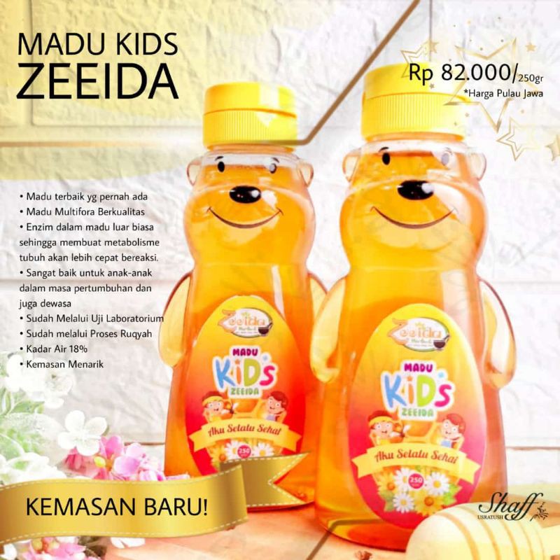 Jual MADU KIDS/MADU ANAK ZEEIDA /penambah nafsu makan anak | Shopee ...