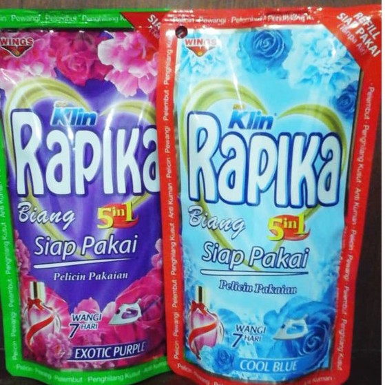 Jual RAPIKA BIANG POUCH 250ML new / PELICIN PAKAIAN | Shopee Indonesia