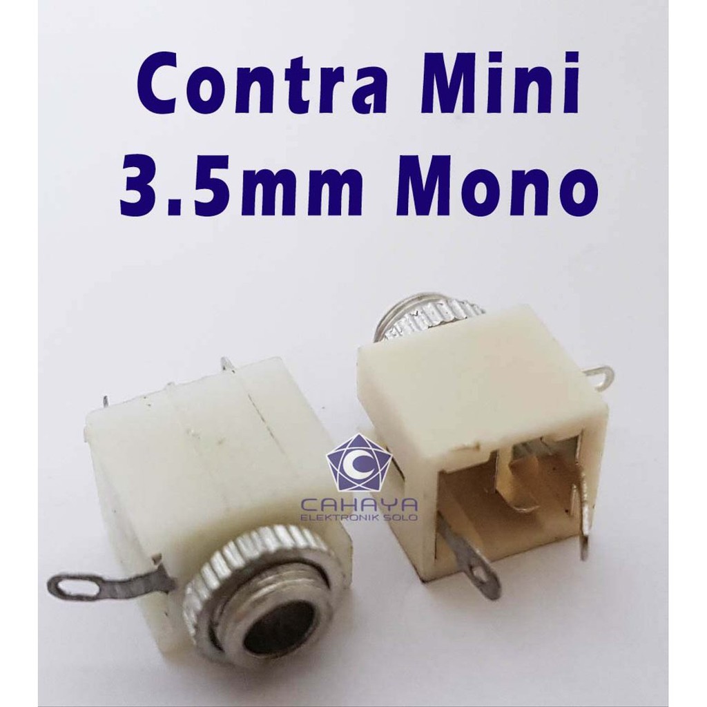 Jual Soket Socket Mini MONO 3,5 mm Kotak Putih 3.5mm | Shopee Indonesia