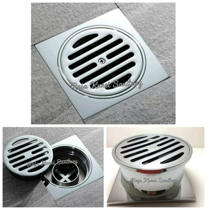 Jual Sanitary | Floor Drain Model Toto Kuningan Tebal/Saringan Got/Kamar Mandi | Shopee Indonesia