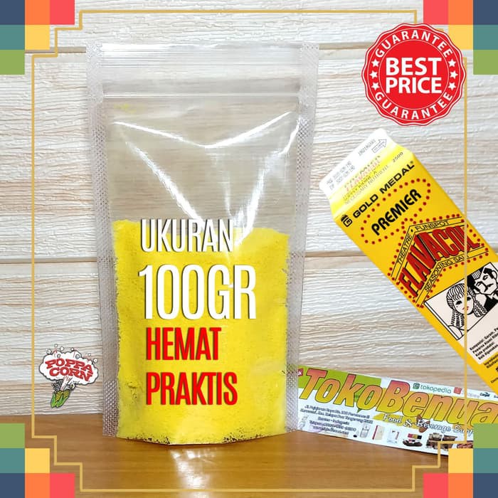 Jual BUMBU POPCORN FLAVACOL BUTTER RASA ASIN ORIGINAL 100 GR | Shopee ...