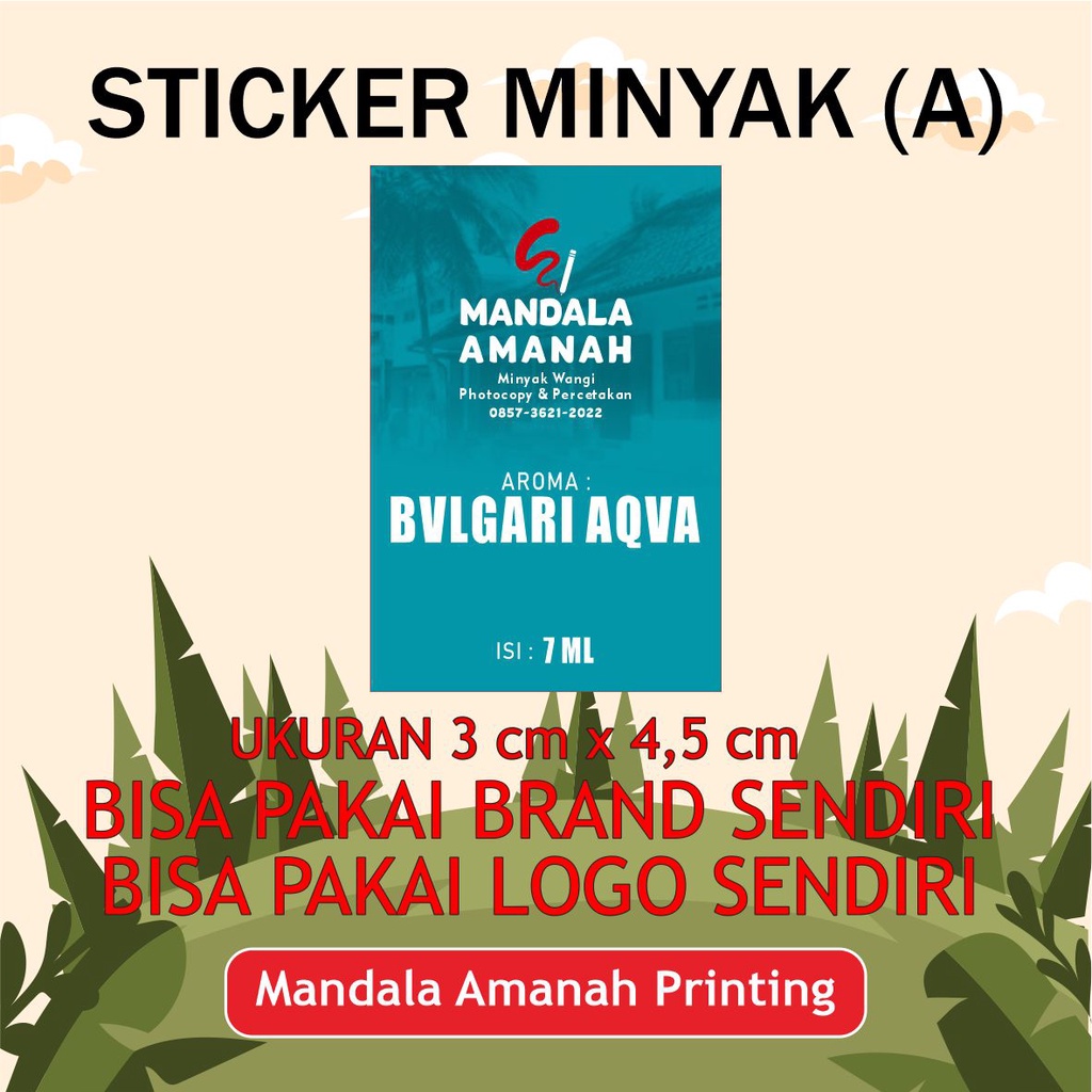 Jual STIKER PARFUM | STIKER ROLL ON | STIKER MINYAK WANGI | STIKER ...