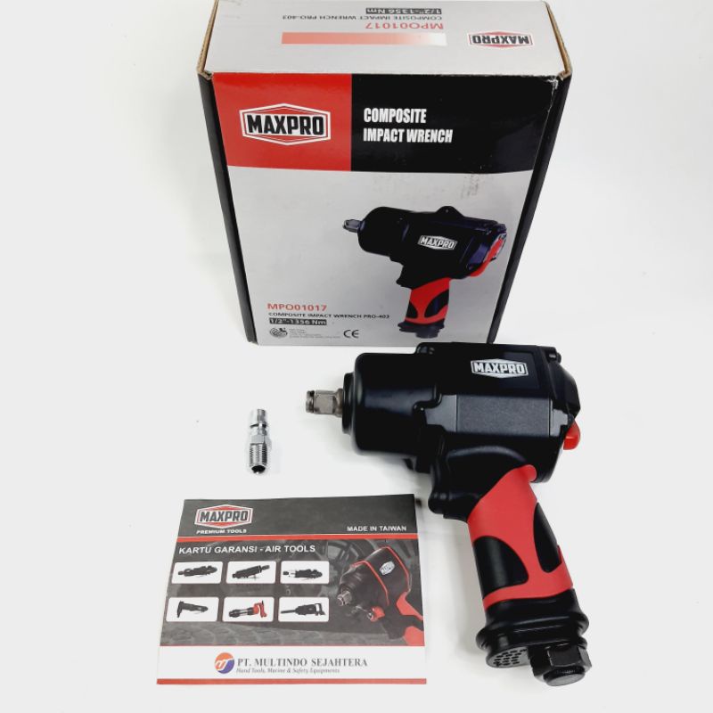 Jual Air Impact Wrench Composite / Impact Angin 1/2" MAXPRO MPO 01017 ...