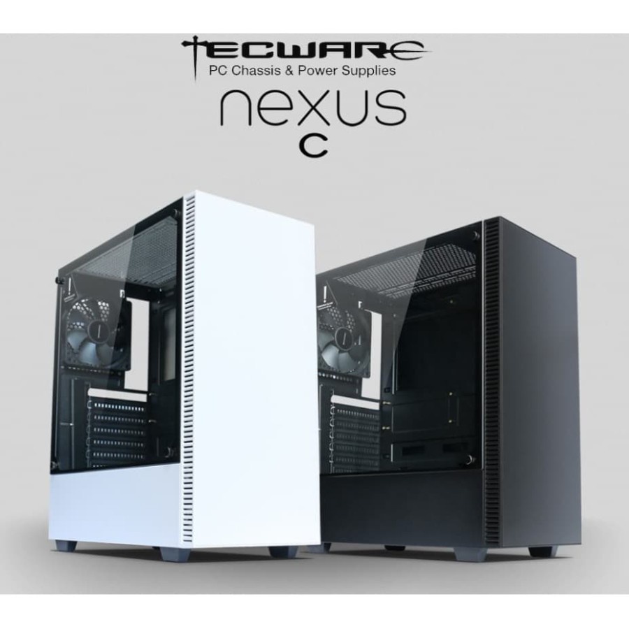 Jual Casing Tecware NEXUS C Black - White - Tempered Glass - Putih ...