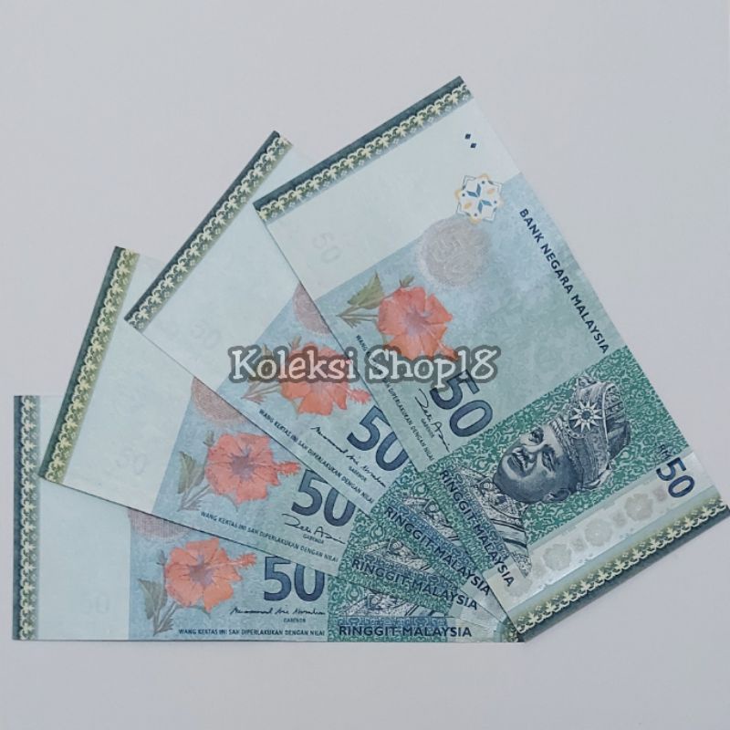 Jual Koleksi Ringgit Malaysia Pecahan 50 Ringgit | Shopee Indonesia