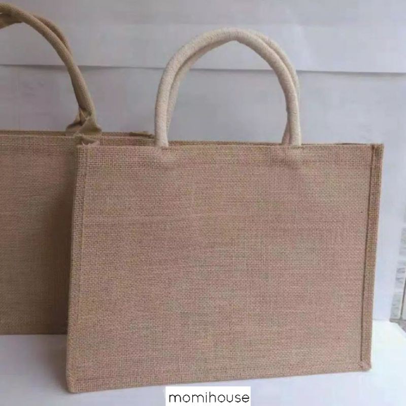 Jual JUTEBAG Tas Goni Custom Tulis Nama / Viral Bag / Tas Travelling ...