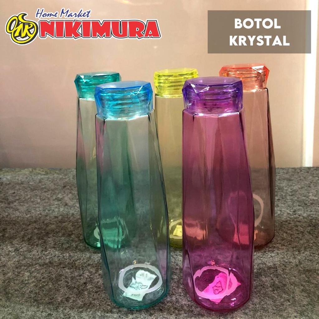 Jual Botol Minum Kaca Krystal / Botol Polosan / Botol Custom / Botol ...