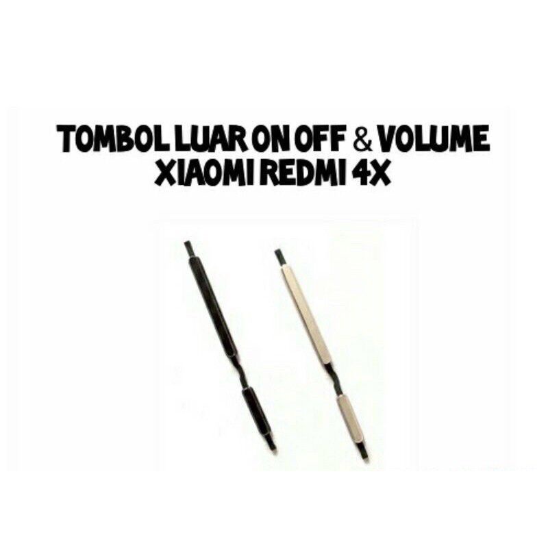 Jual TOMBOL LUAR XIAOMI REDMI 4X TOMBOL RUBBER POWER ON OFF VOLUME | Shopee Indonesia