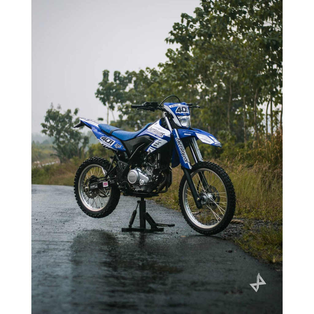 Jual decal wr 155 biru full body custom doff/glosy | Shopee Indonesia