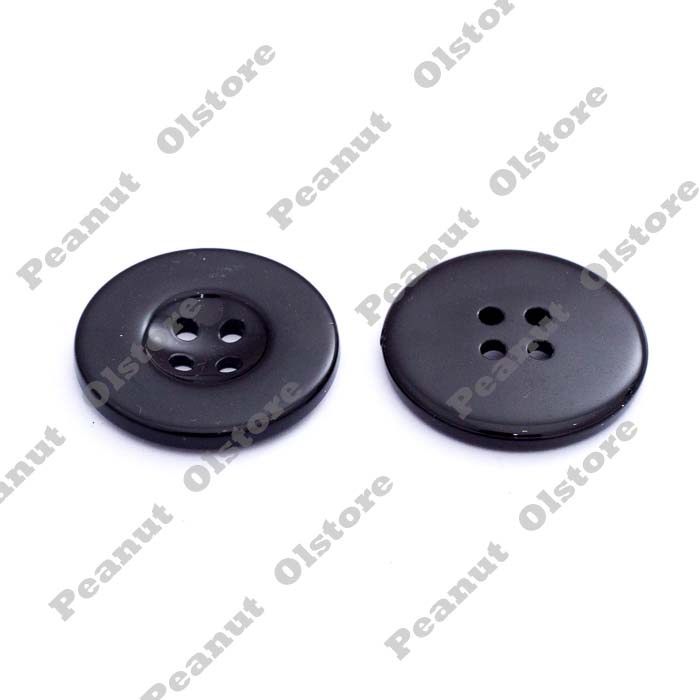 Jual Kancing hitam 2,5cm polos | Shopee Indonesia