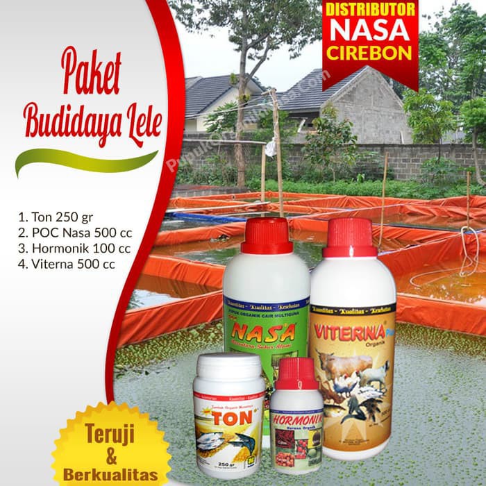 Jual Paket Budidaya Lele TON POC Nasa Hormonik Viterna | Shopee Indonesia