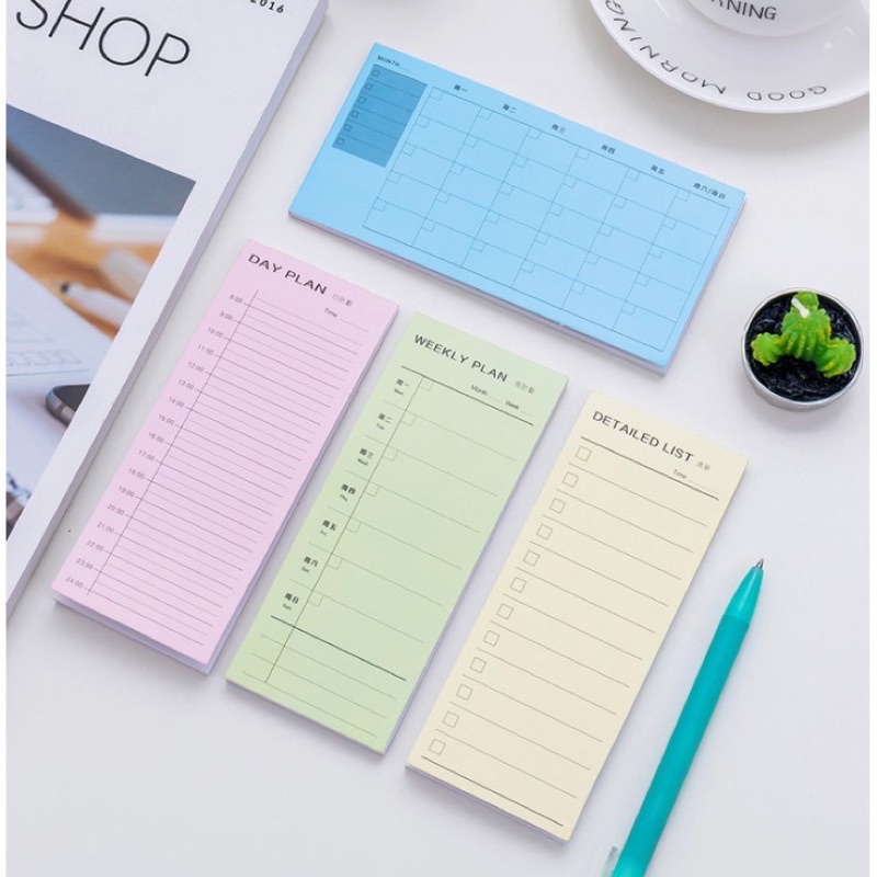 Jual Weekly planner / Daily Planner / Monthly Planner Memopad / Catatan ...