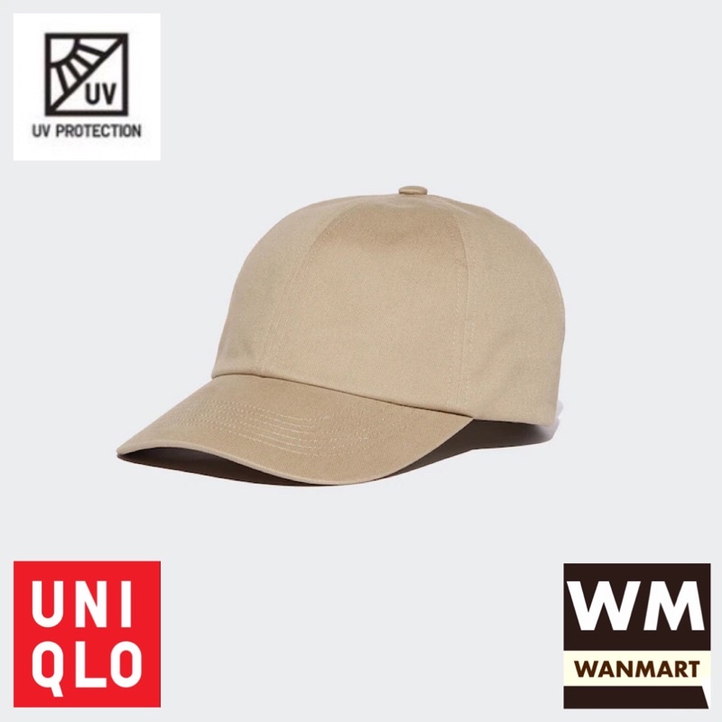 Jual UNIQLO Cap Unisex Topi Twill UV Protection Pria Wanita Beige ...