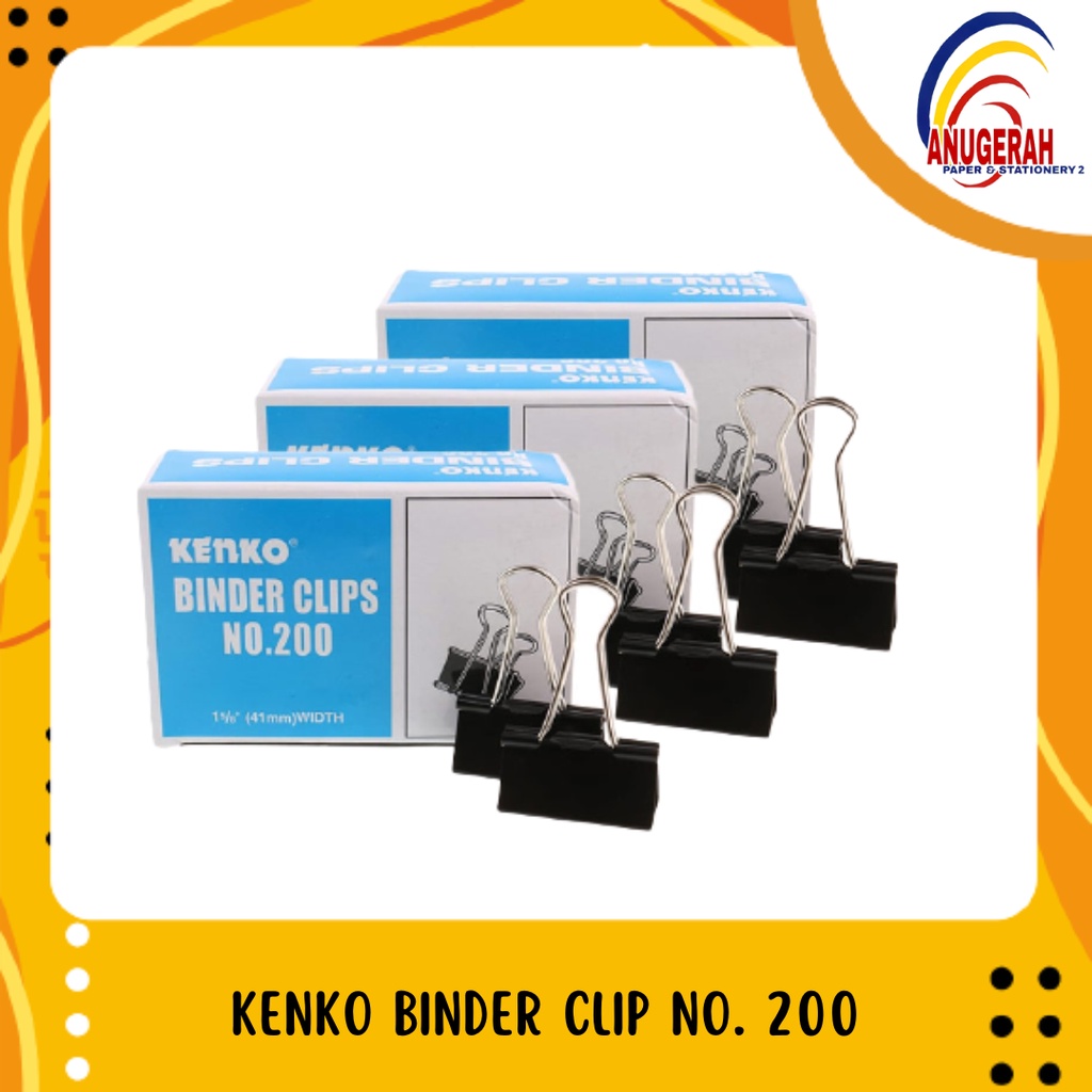 Jual KENKO BINDER CLIP NO. 200 (PCS) | Shopee Indonesia Jual KENKO BINDER CLIP NO. 200 (PCS) | Shopee Indonesia