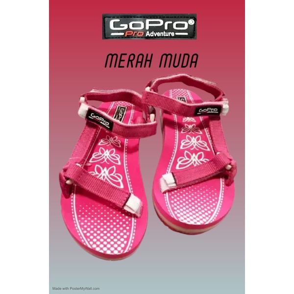 Jual GoPro Sandal Gunung Wanita Hiking Sol ringan awet pakai Tali ...