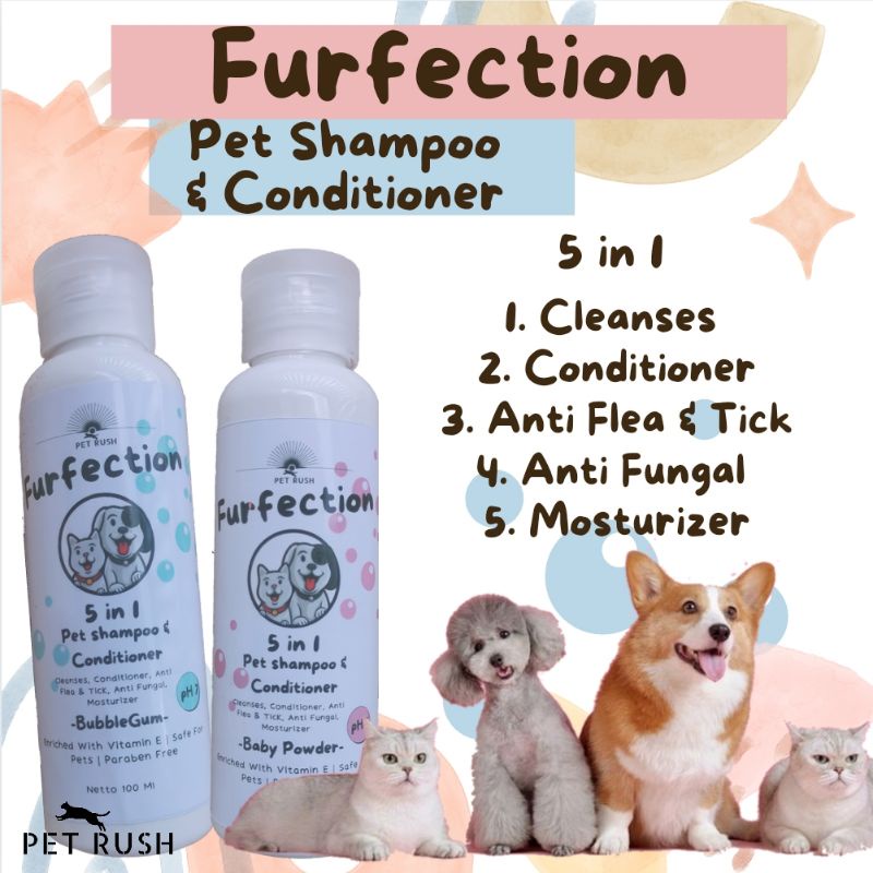 Jual Sampo kucing anti kutu dan jamur 100 ml | Shopee Indonesia