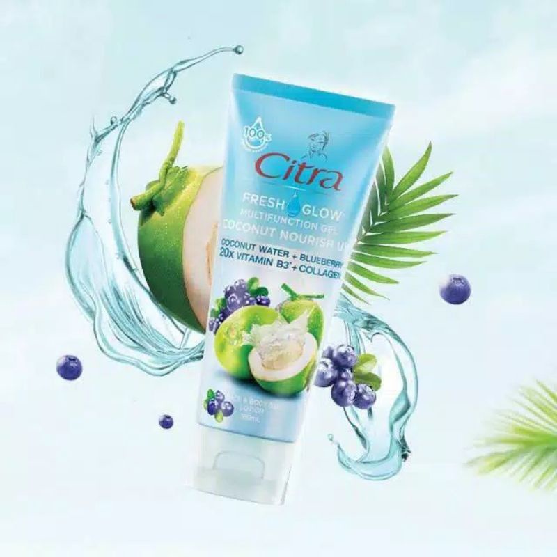 Jual Citra Fresh Glow Multifunction Gel 180 ml|Coconut Nourish UV ...